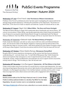 PubSci | Sipping • Supping • Science