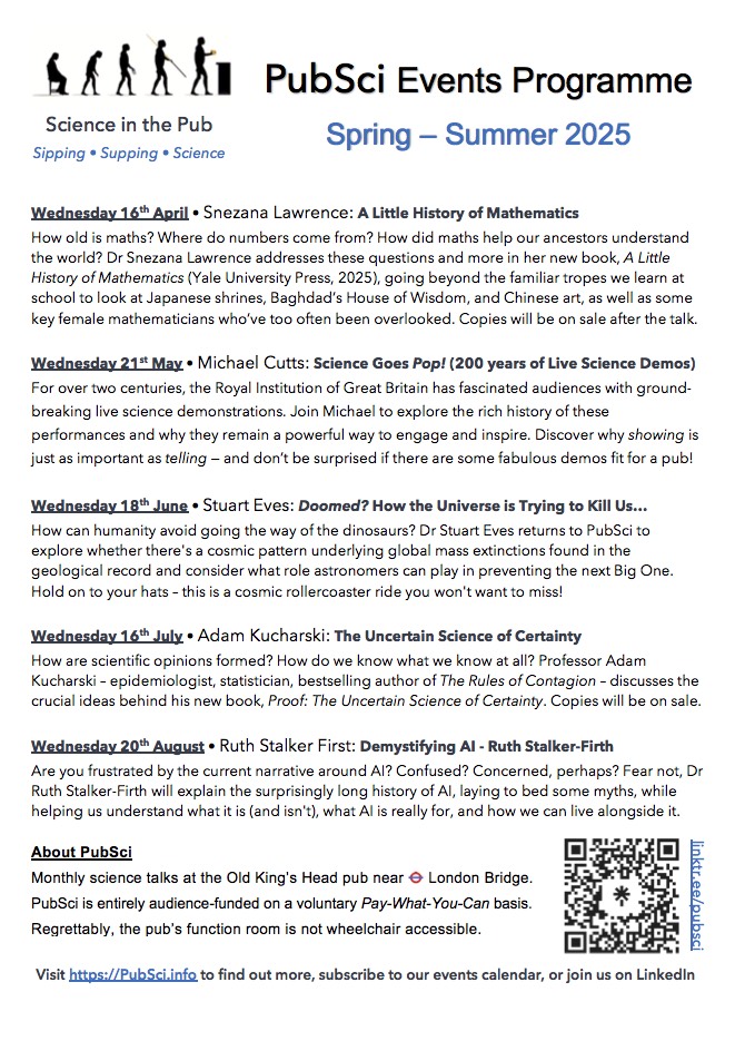 Current Programme | PubSci